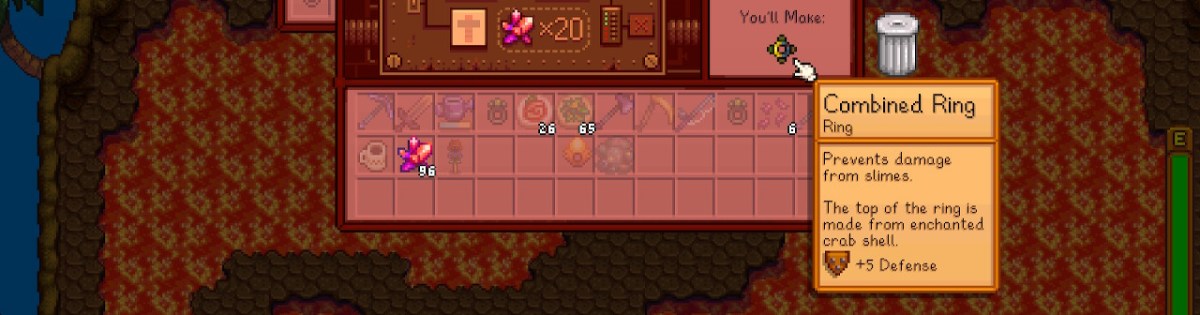 Two Powerful Ring Combinations For Combat | Stardew Valley - UPFIVEDOWN